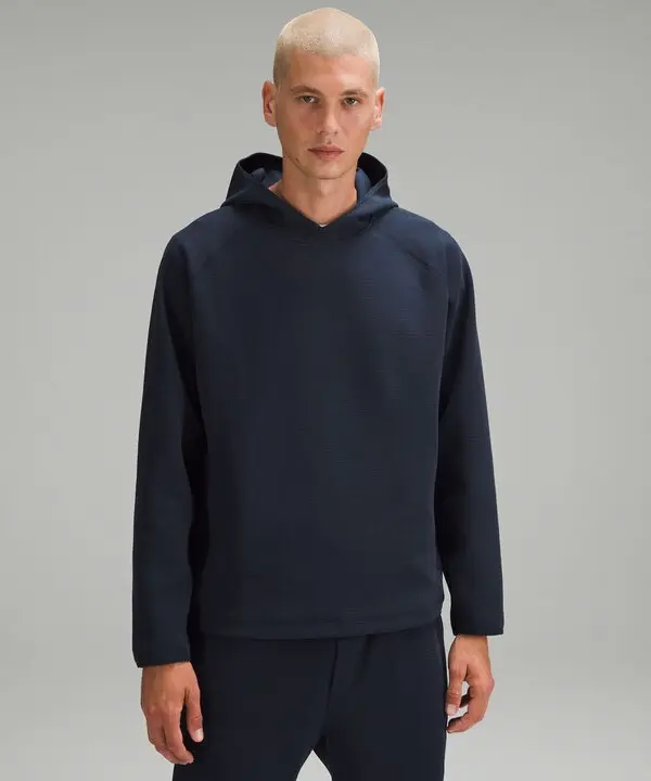 Lululemon Textured Spacer Pullover Hoodie - True Navy | Editorialist
